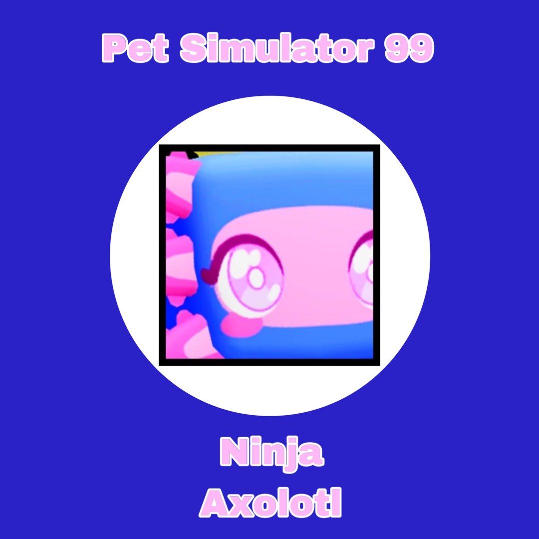 [Pet Simulator PS99] Huge Ninja Axolotl, Video Gaming, Gaming ...