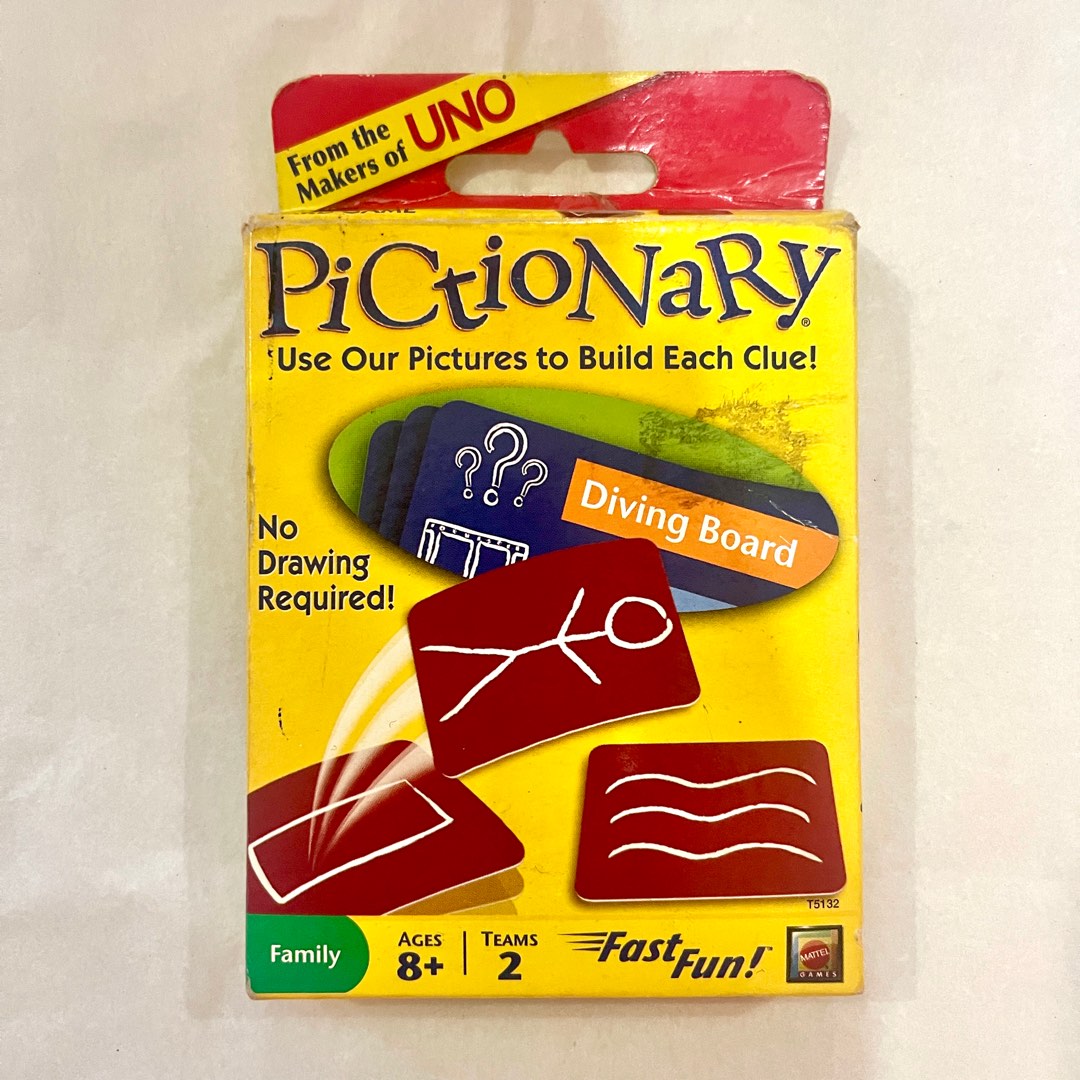 Pictionary Card Game, Hobbies & Toys, Toys & Games on Carousell