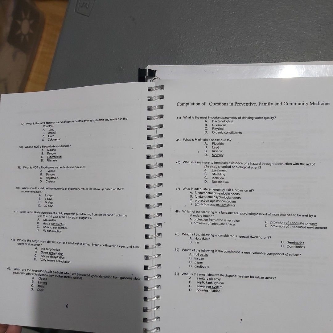 PLE Prev Med and Leg Med Compiled Questions, Hobbies & Toys, Books ...