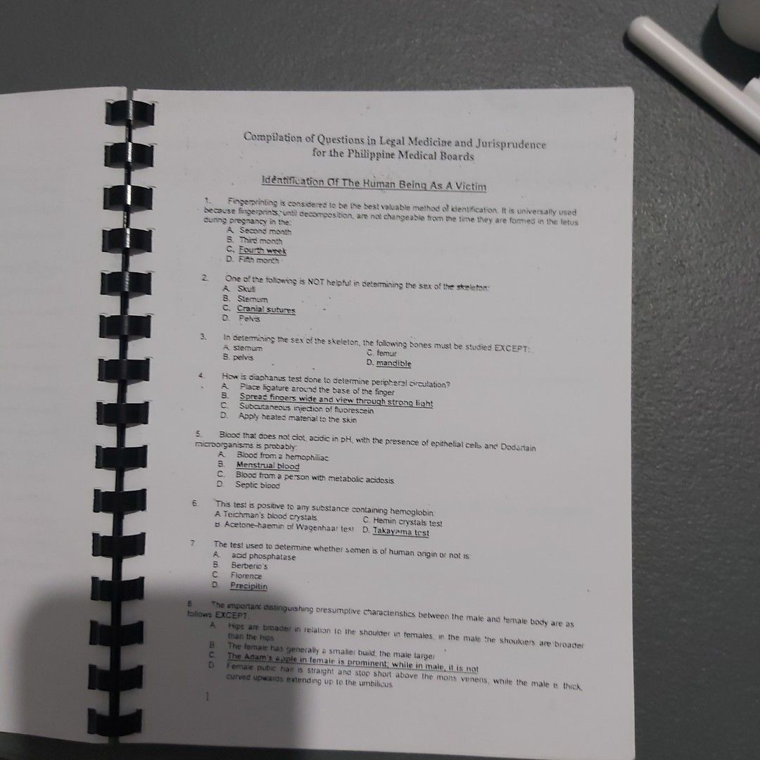 PLE Prev Med and Leg Med Compiled Questions, Hobbies & Toys, Books ...