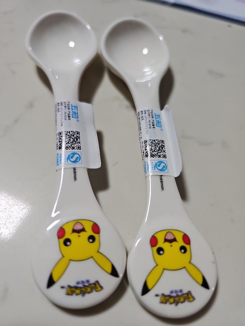 Pokemon pikachu spoon - 2 spoons, Babies & Kids, Nursing & Feeding ...
