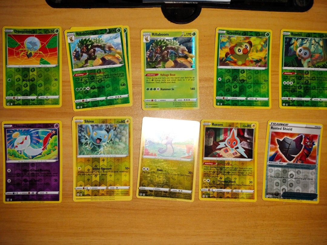 Pokemon Reverse Holos and Regular Holo from different sets, Hobbies ...