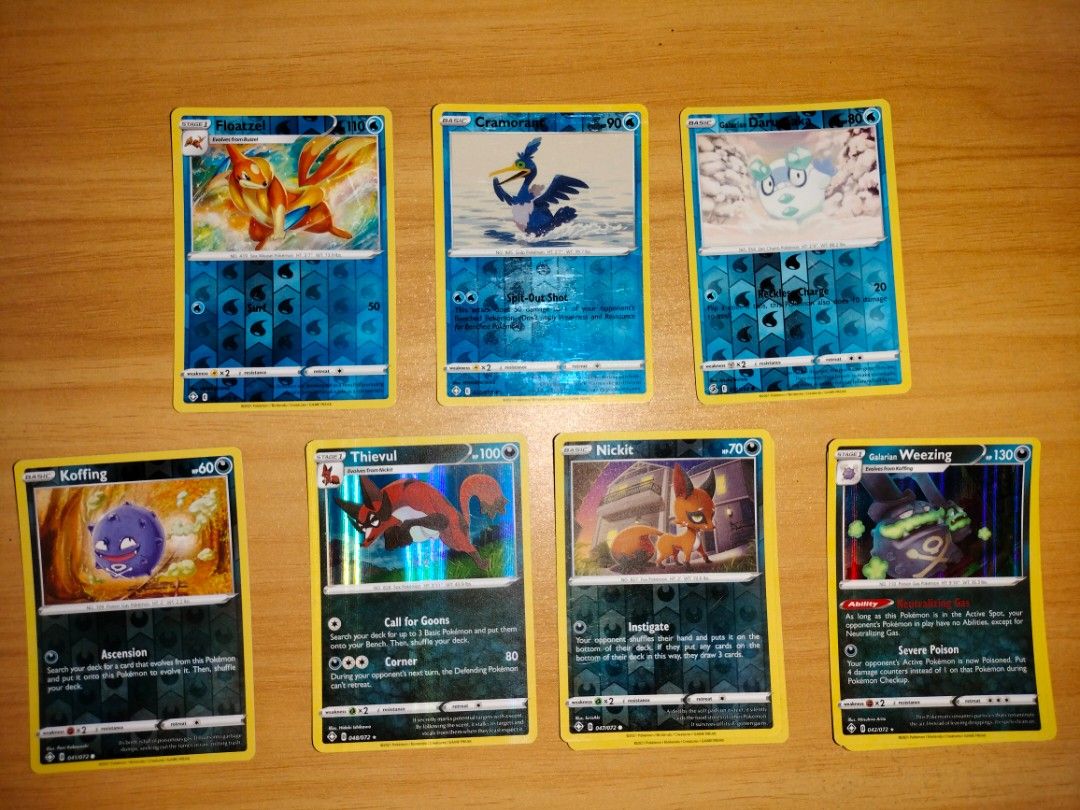 Pokemon Reverse Holos and Regular Holo from different sets, Hobbies ...