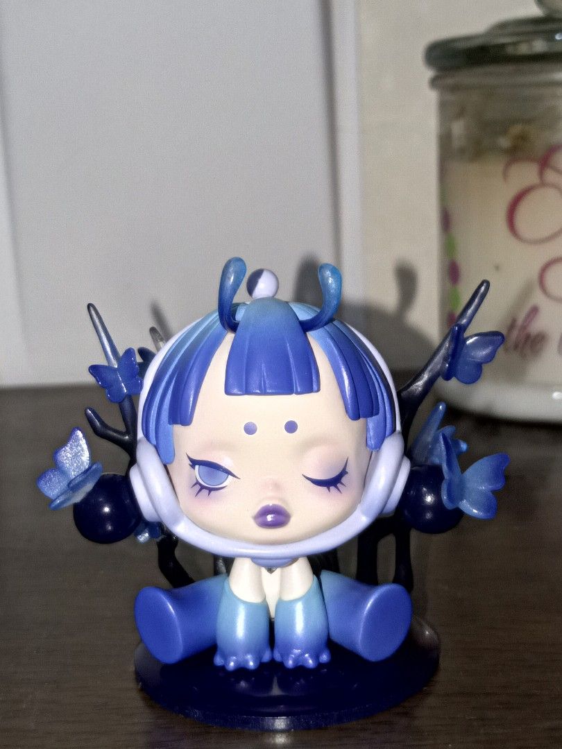 POPMART'S SKULLPANDA THE BLUE MORPHO, Hobbies & Toys, Toys & Games on ...
