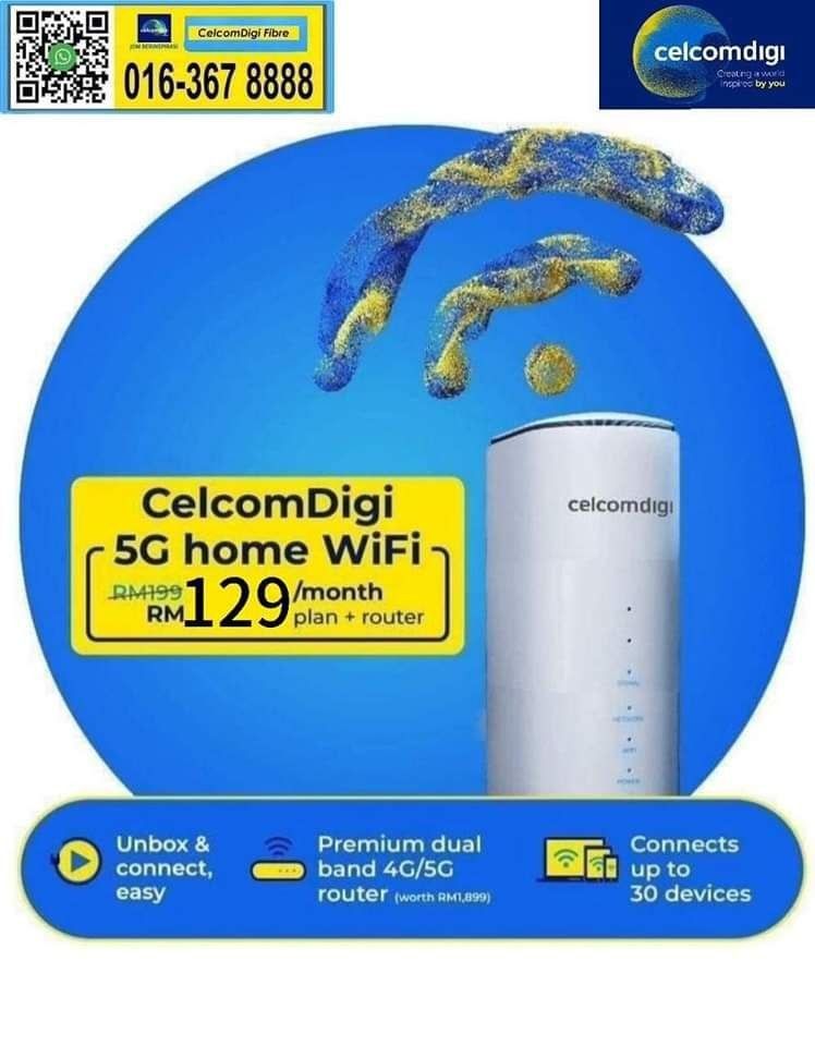 Portable Wifi Celcomdigi home, TV & Home Appliances, Other Home ...