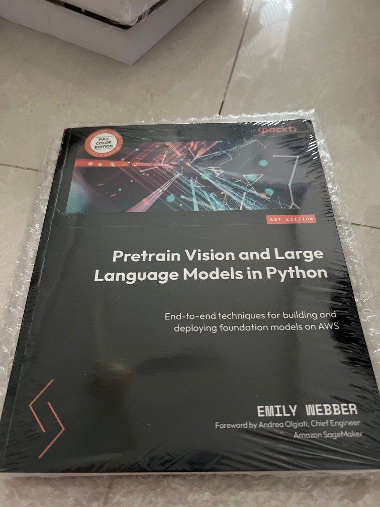 Pretrain Vision and Large language models in python, Hobbies & Toys ...