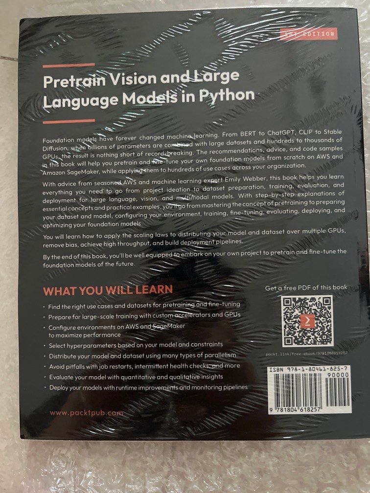 Pretrain Vision and Large language models in python, Hobbies & Toys ...