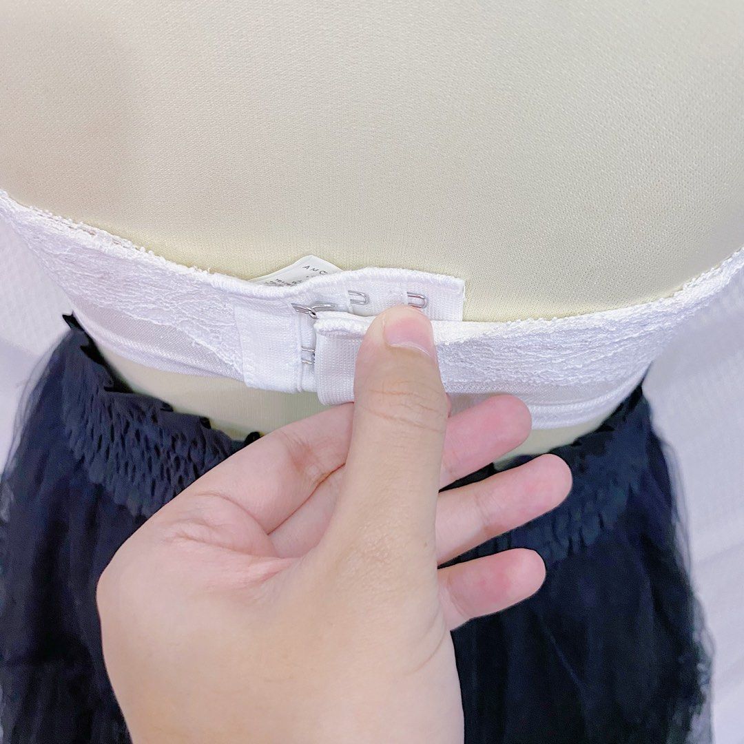 Princess White Crop Bustier 32B Coquette Fairycore, Fesyen Wanita ...