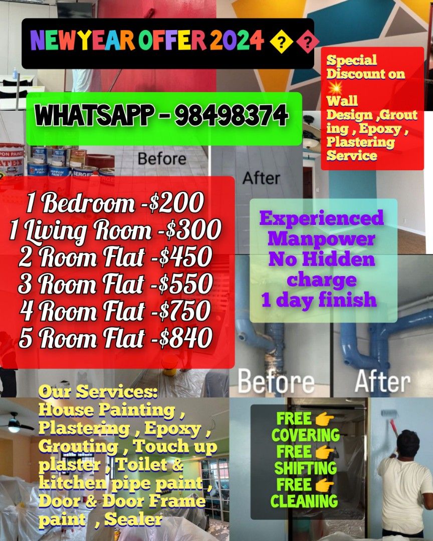 Professional Painting service/New year offer/House painting service ...