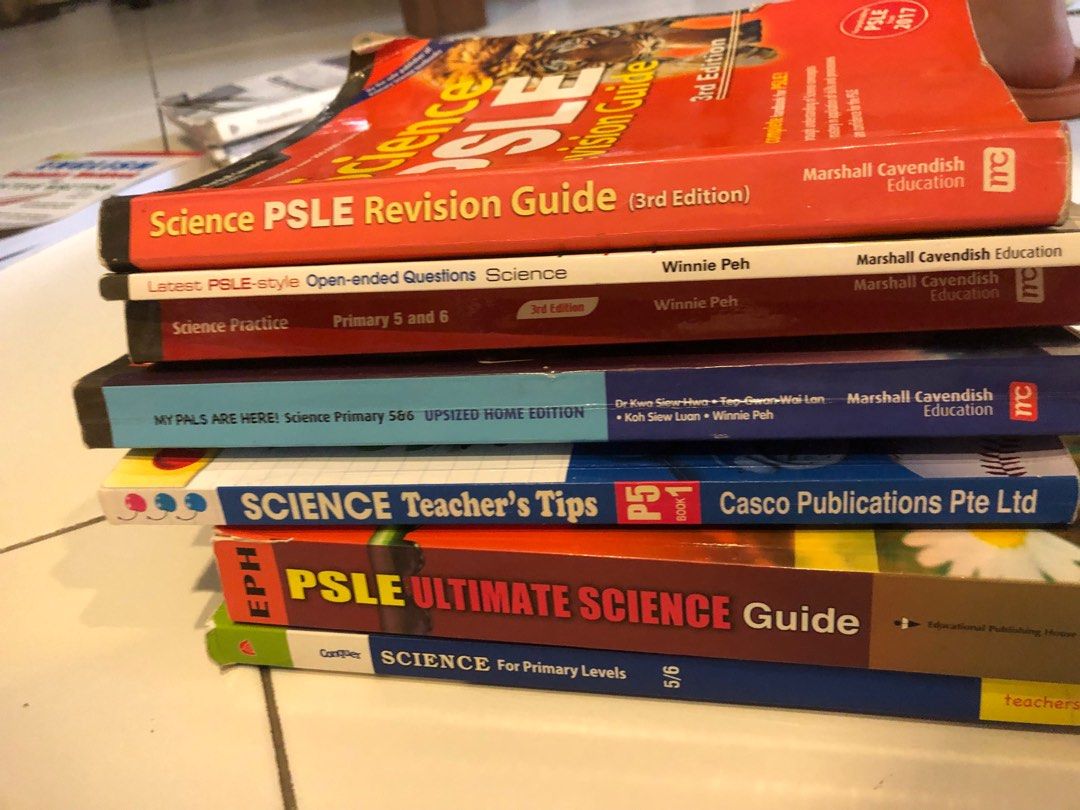 AL4 PSLE essential assessment books (AL1 English, Chinese, math ...