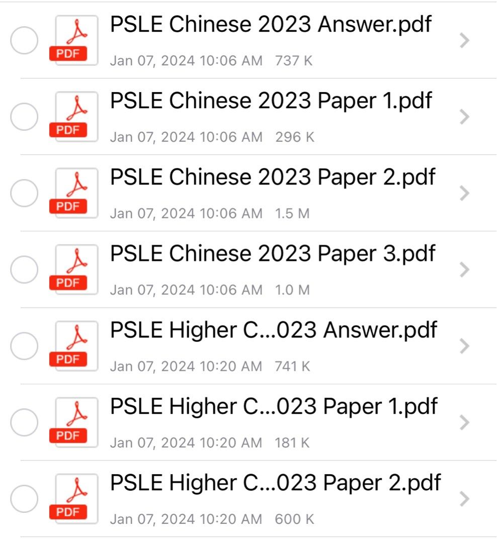 PSLE Papers 2023 Standard/Foundation Subjects English Math Science ...