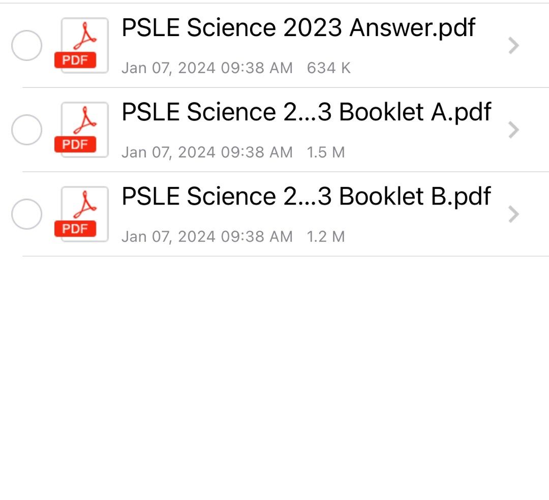 PSLE Papers 2023 Standard/Foundation Subjects English Math Science ...
