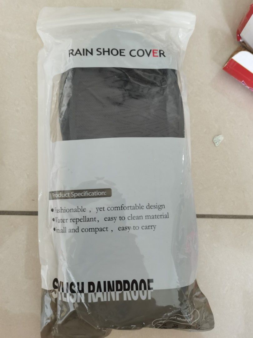 Rain shoe cover, Men's Fashion, Footwear, Shoe inserts & accessories on ...
