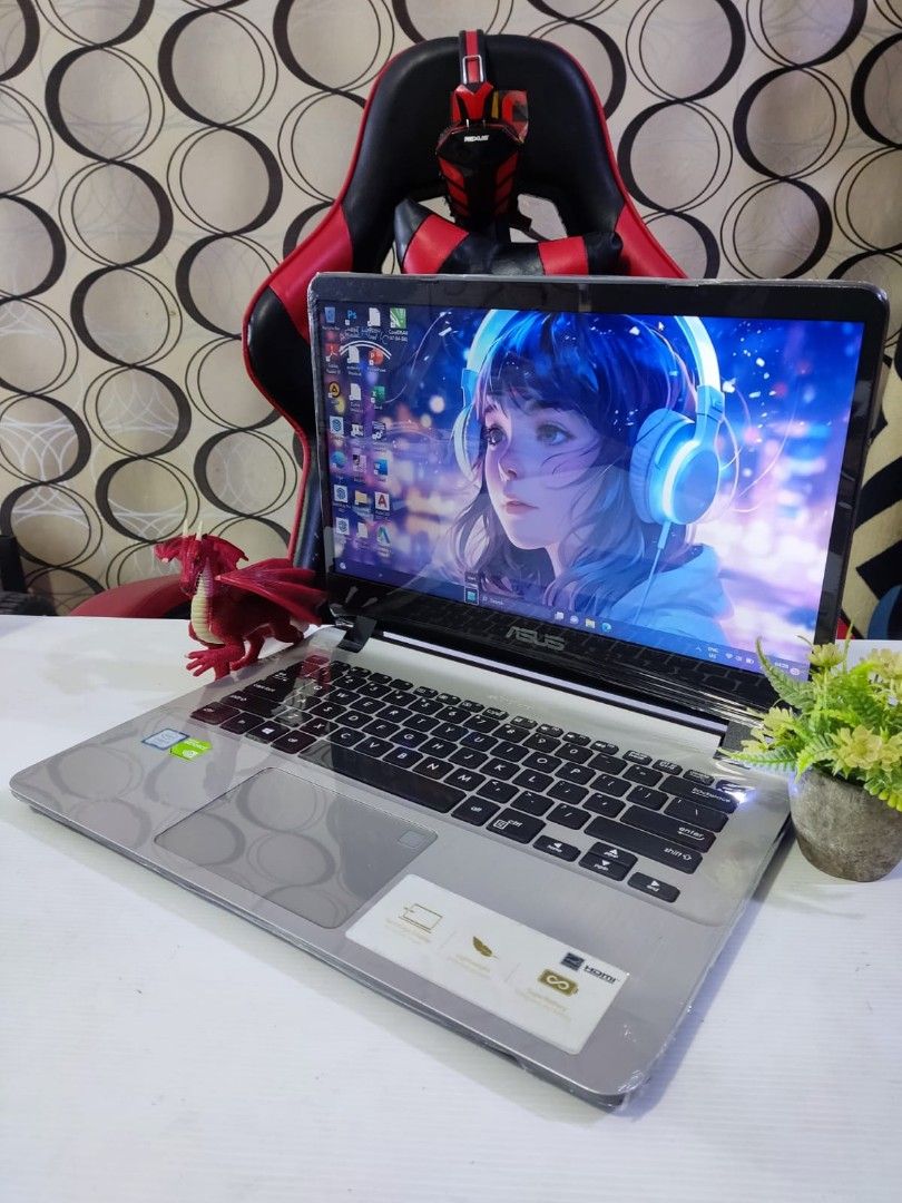 [RAM 16GB] Laptop Gaming Desain Asus Vivobook X407UF Core i5-8250u RAM 16GB/SSD 256Gb Dual VGA ...