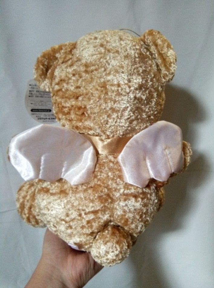 Rare San-X Pinny-Mu Angel Bear (brown) plush, Hobbies & Toys, Toys ...