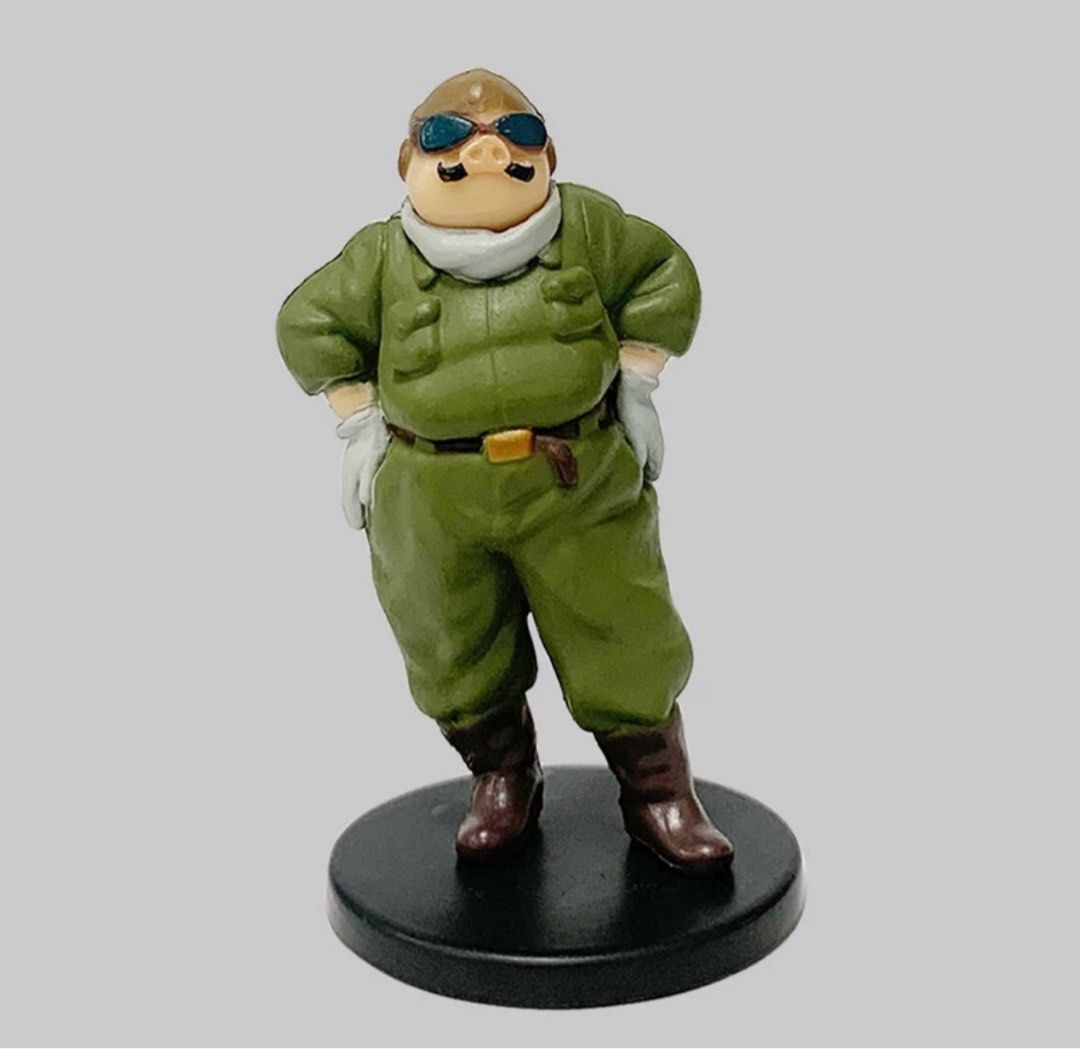Rare Studio Ghibli Porco Rosso Crimson Pig Pilot PVC Action Figures ...