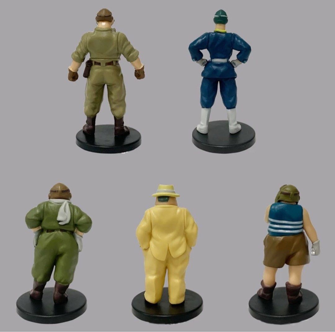 Rare Studio Ghibli Porco Rosso Crimson Pig Pilot PVC Action Figures ...