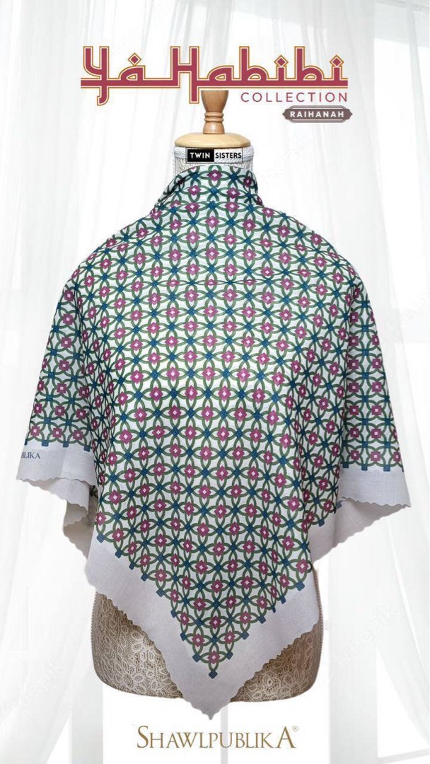 Ready stock shawlpublika tudung ya habibi, Women's Fashion, Muslimah ...