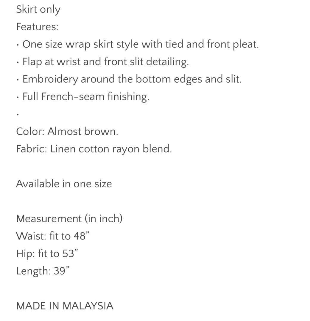 (rent) tangsi tujuh in jagat- bening dua BOTTOM ONLY, Women's Fashion ...