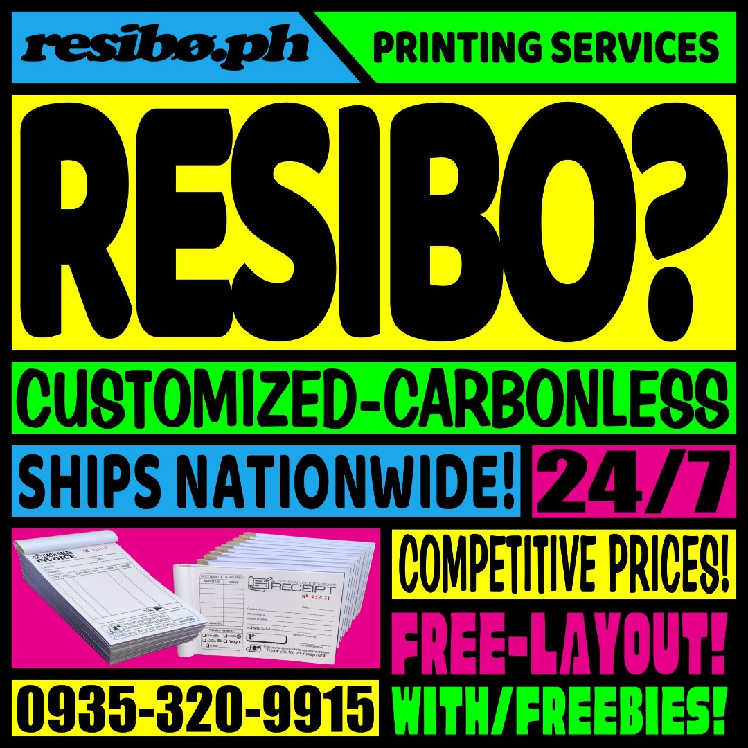 (RESIBO?) Receipt Printing Services, Business Services, Others on Carousell