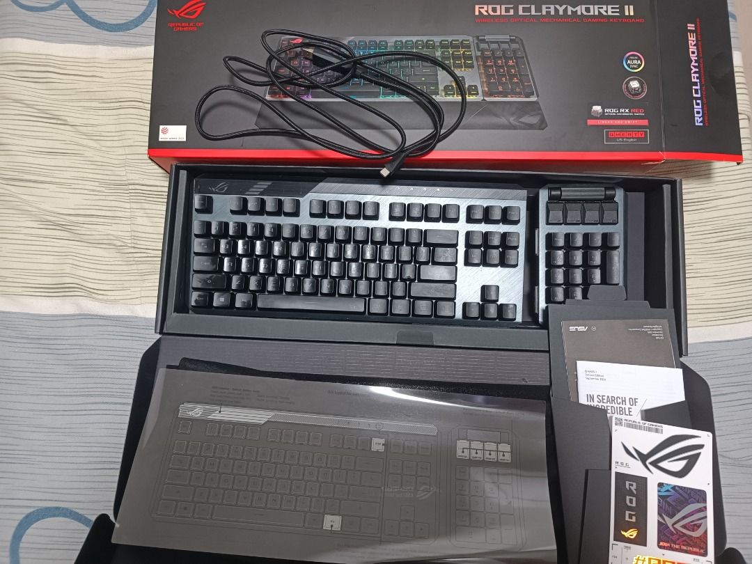 ROG Claymore II Keyboard, best for fps gaming, Computers & Tech, Parts ...