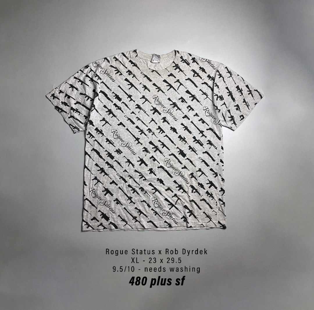 Rogue Status x Rob Dyrdek (Skateboarder) AOP Rifle Shirt, Men's Fashion ...