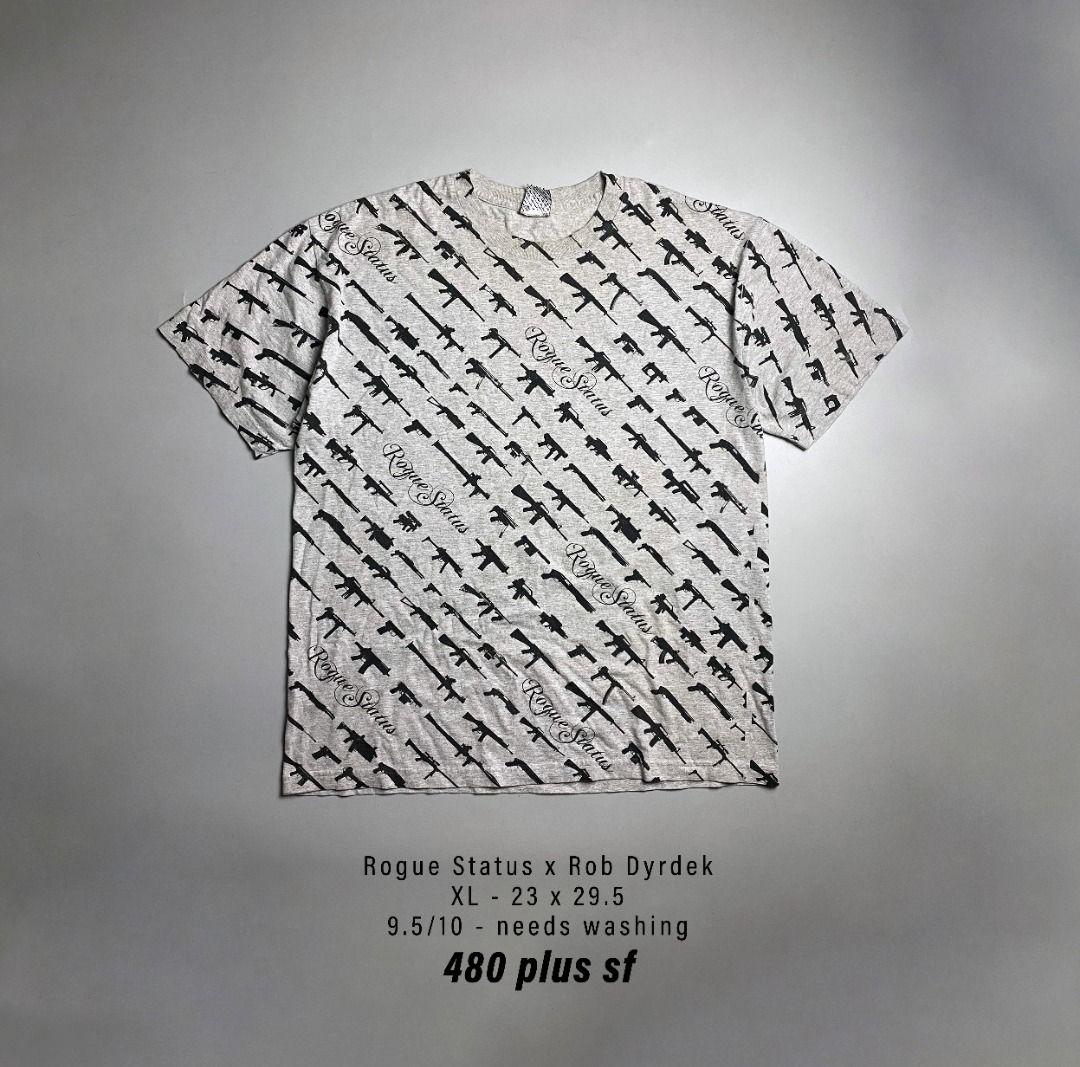 Rogue Status x Rob Dyrdek (Skateboarder) AOP Rifle Shirt, Men's Fashion ...