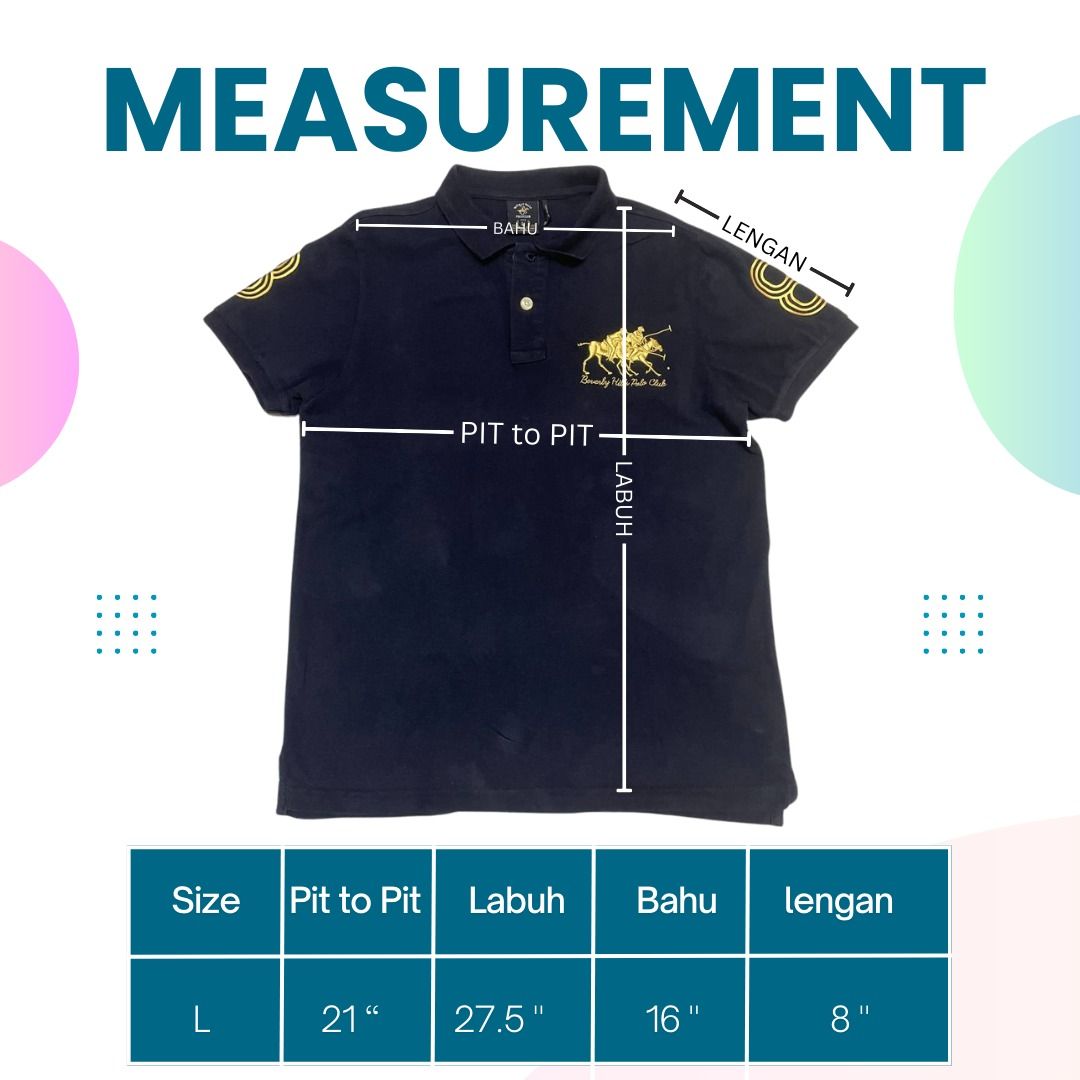 BEVERLY HILLS POLO CLUB (BHPC) Polo Shirt, Men's Fashion, Tops & Sets ...