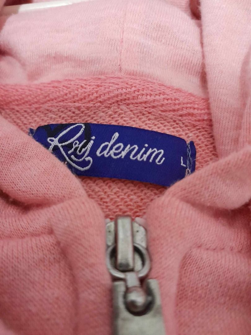 RRJ Denim Pink Jacket, Women's Fashion, Coats, Jackets and Outerwear on ...