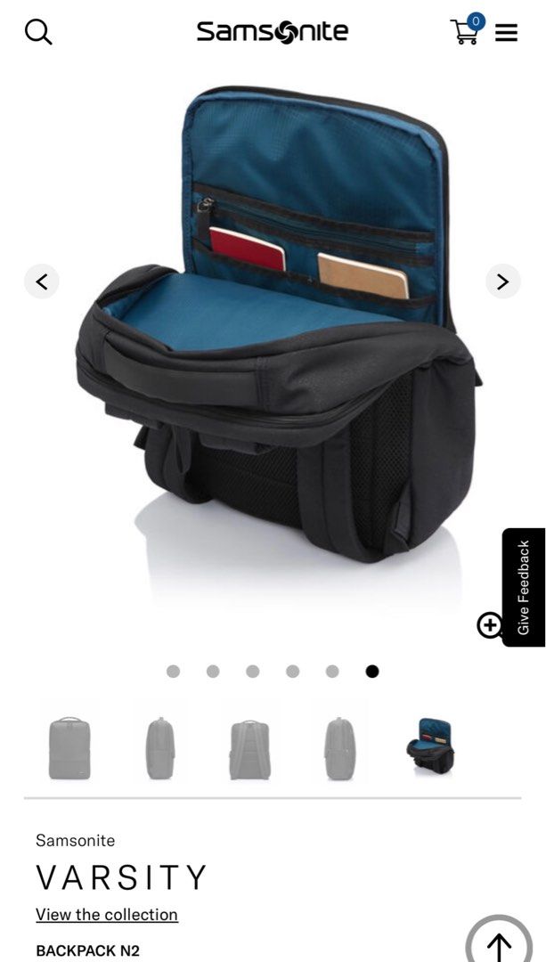 Samsonite Varsity backpack, Computers & Tech, Parts & Accessories ...