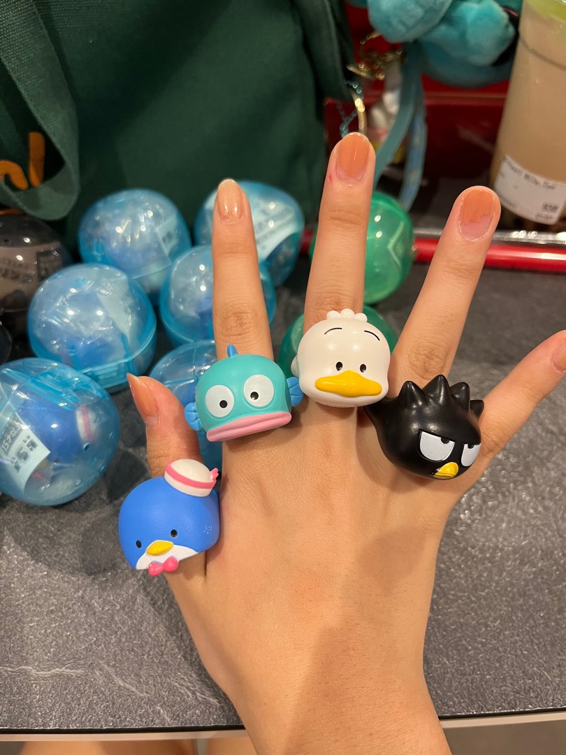 Sanrio gachapon ring , Hobbies & Toys, Toys & Games on Carousell