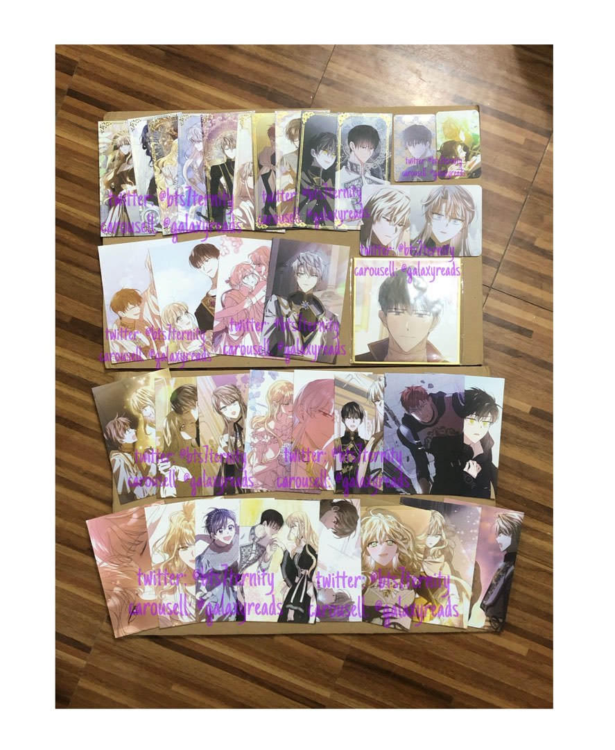 Saving My Sweetheart x Cafe BeOn Official Goods [Postcards, Manhwa ...