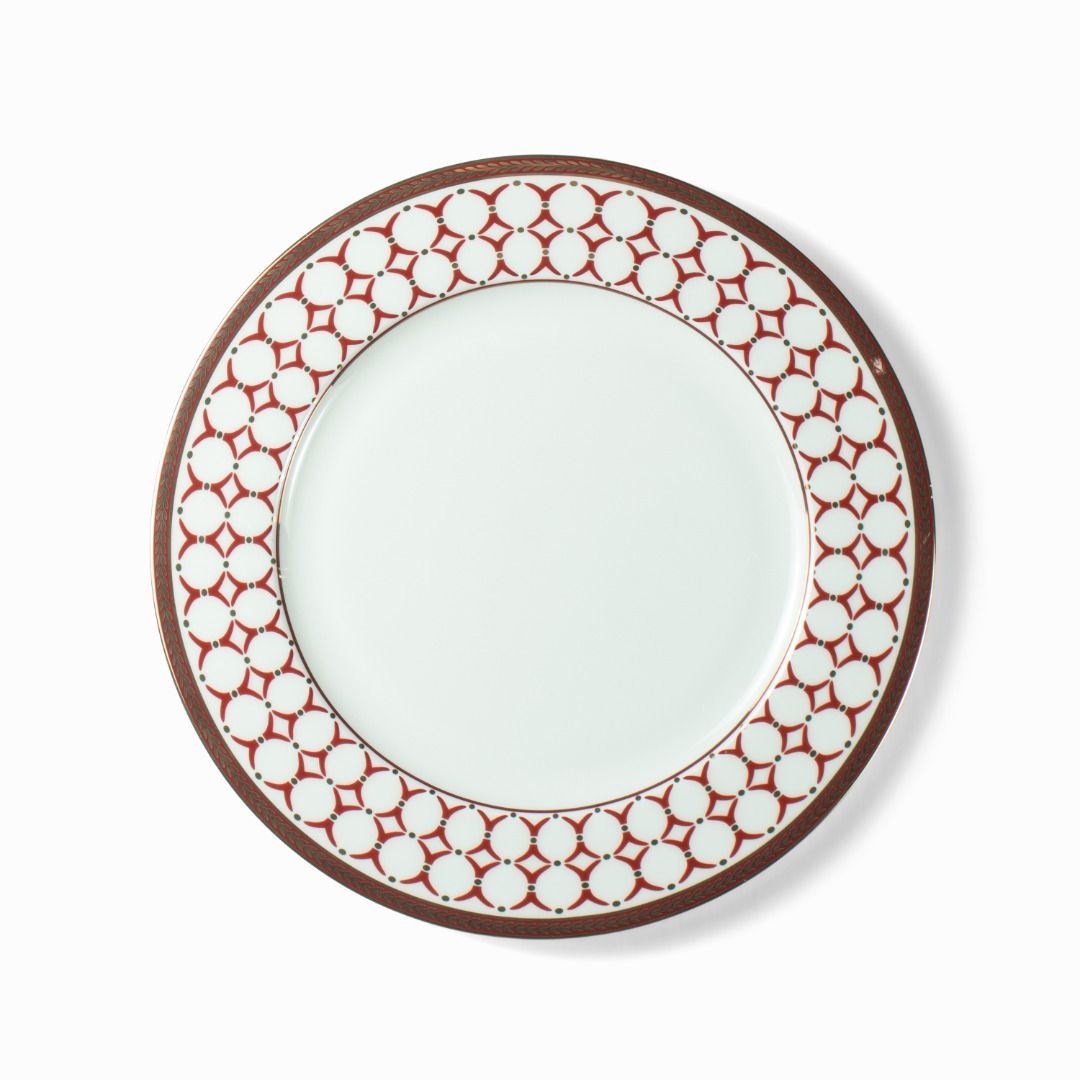 Scarlet Art Deco 4-Piece Plate Set, Furniture & Home Living ...