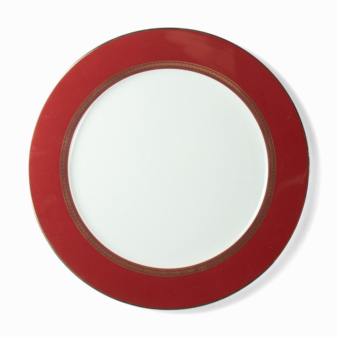 Scarlet Art Deco 4-Piece Plate Set, Furniture & Home Living ...