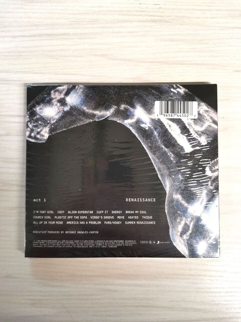 SEALED: BEYONCE- RENAISSANCE CD ALBUM (NOT VINYL LP PLAKA), Hobbies ...