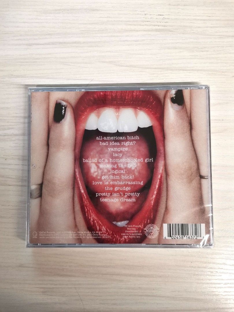 SEALED: OLIVIA RODRIGO- GUTS CD ALBUM (NOT VINYL LP PLAKA), Hobbies ...