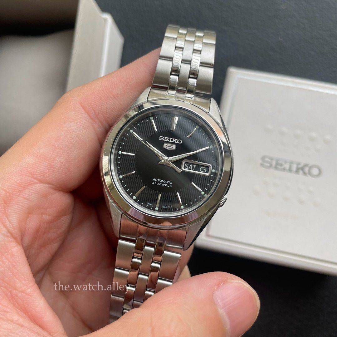 Seiko 5 - SNKL23 / SNKL23K1 Black - Dress Watch, Luxury, Watches on ...