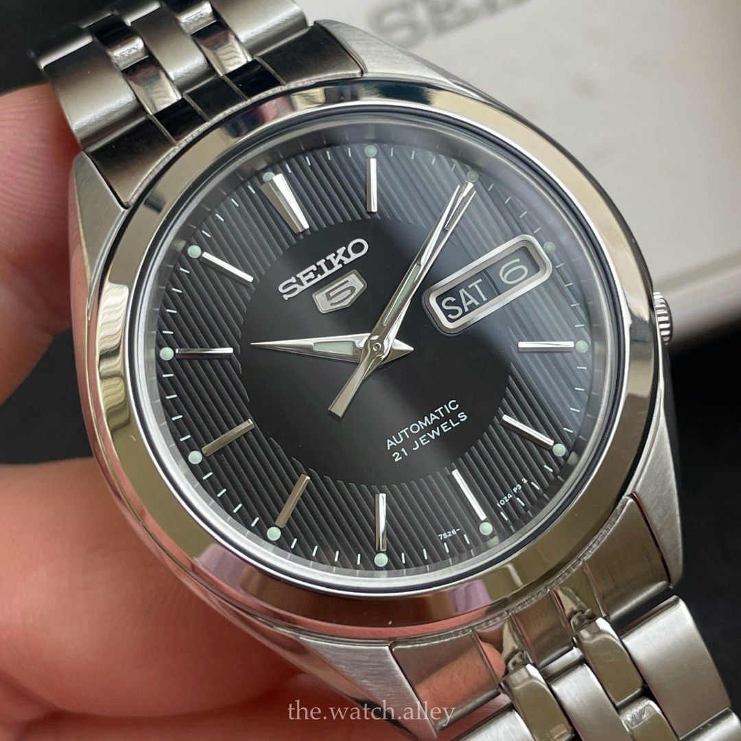 Seiko 5 - SNKL23 / SNKL23K1 Black - Dress Watch, Luxury, Watches on ...