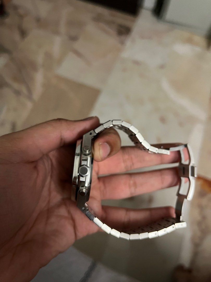 Seiko Mod Royal Oak VK63 New, Luxury, Watches on Carousell