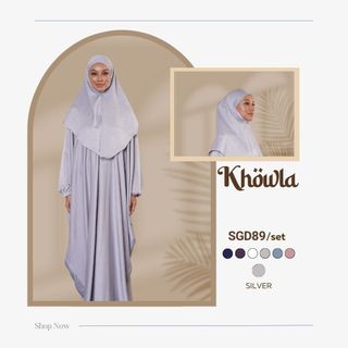 Nunha Khowla Set, Women's Fashion, Muslimah Fashion, Kaftans & Jubahs ...