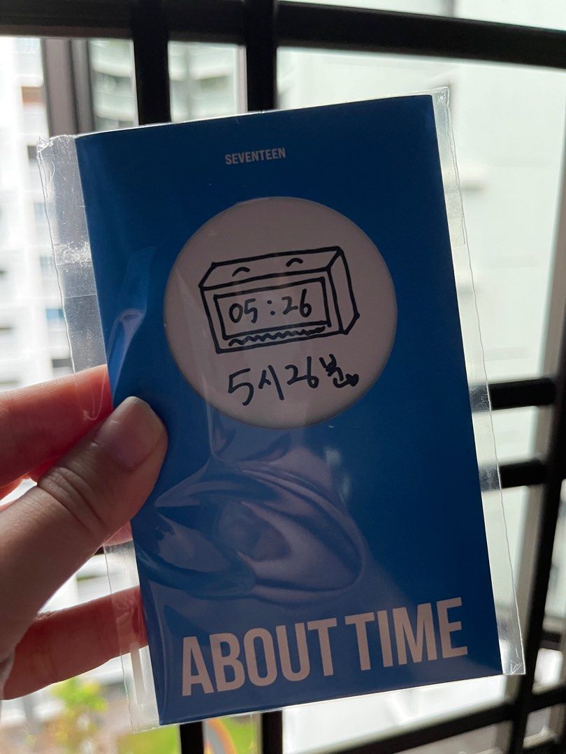 Seventeen Svt Time Card Official 2024 Season Greeting About Time ...