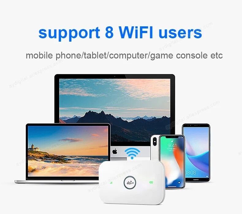 Mifi Sim Wireless Router lte WIFI modem Sim Card Router MIFI pocket ...