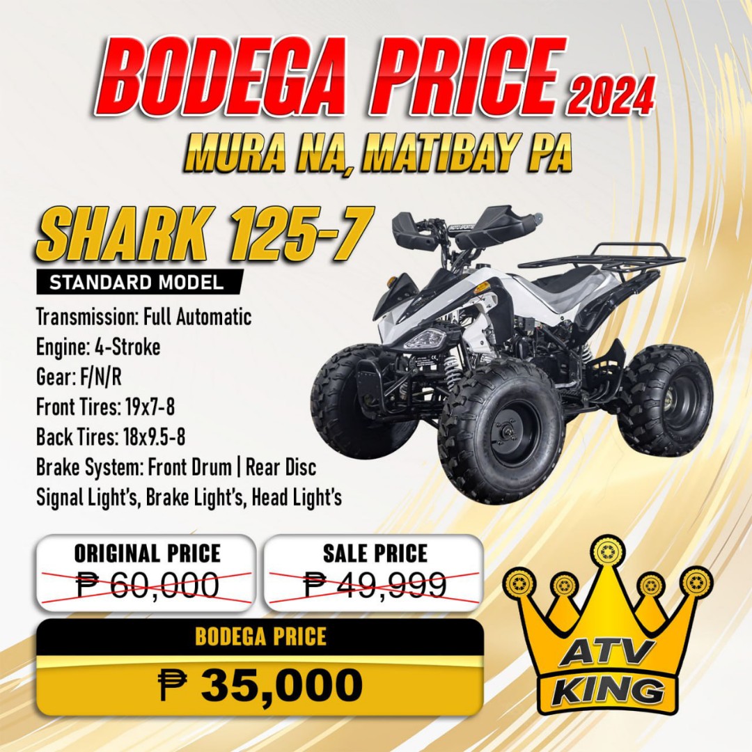 Shark 125 7 Kids Atv, Special Vehicles, Heavy Vehicles, Boats and ...