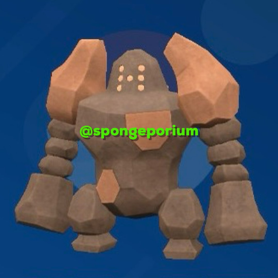 Shiny Regirock (Pokemon Scarlet & Violet) (Nintendo Switch), Video ...