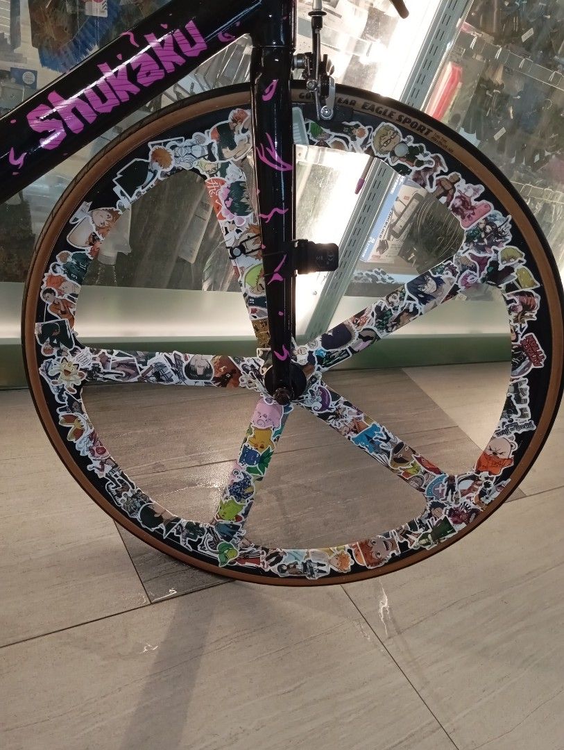 Shukaku black pink colourway fb, Sports Equipment, Bicycles & Parts ...