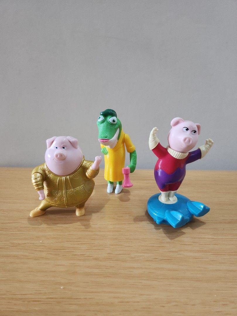 Sing 2 happy meal toys, Hobbies & Toys, Toys & Games on Carousell