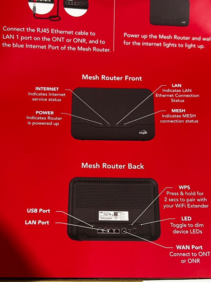 Singtel Router, Computers & Tech, Parts & Accessories, Networking on ...