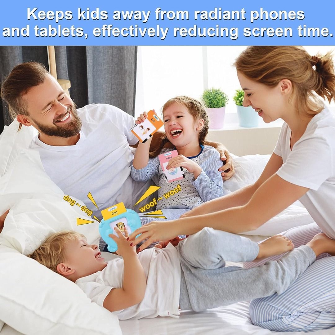 Smart Bilingual Talking Flash Cards Reader Machine Device Flashcards ...