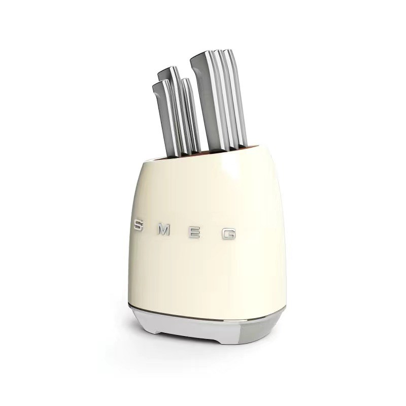 Smeg 6 pcs knife block set, TV & Home Appliances, Kitchen Appliances ...