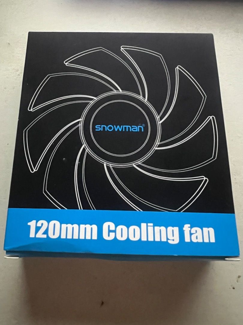 Snowman 120mm ARGB fan, Computers & Tech, Parts & Accessories, Computer ...